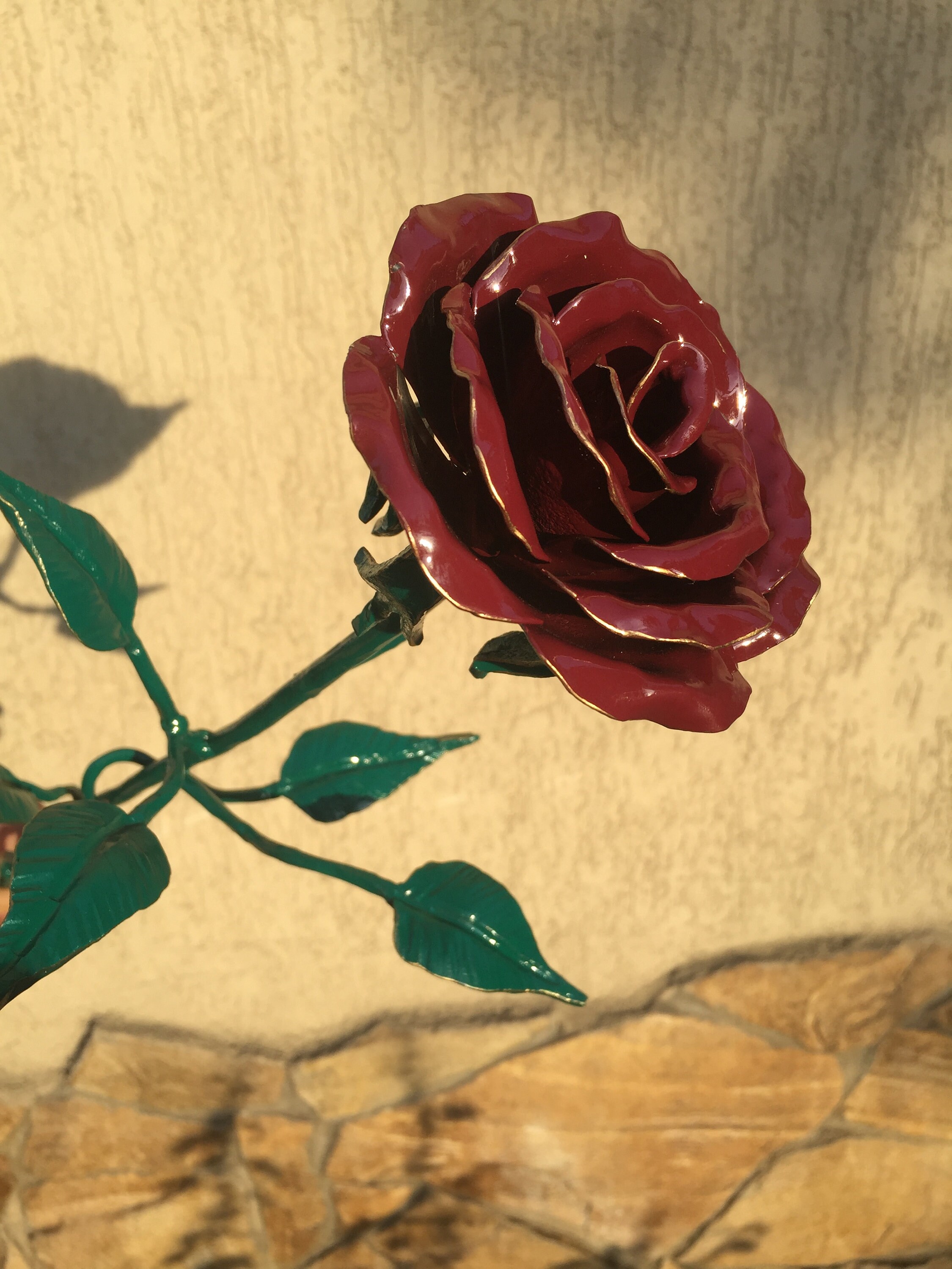 Iron Flower 6th Anniversary Gift for Her Metal Bouquet Iron - Etsy