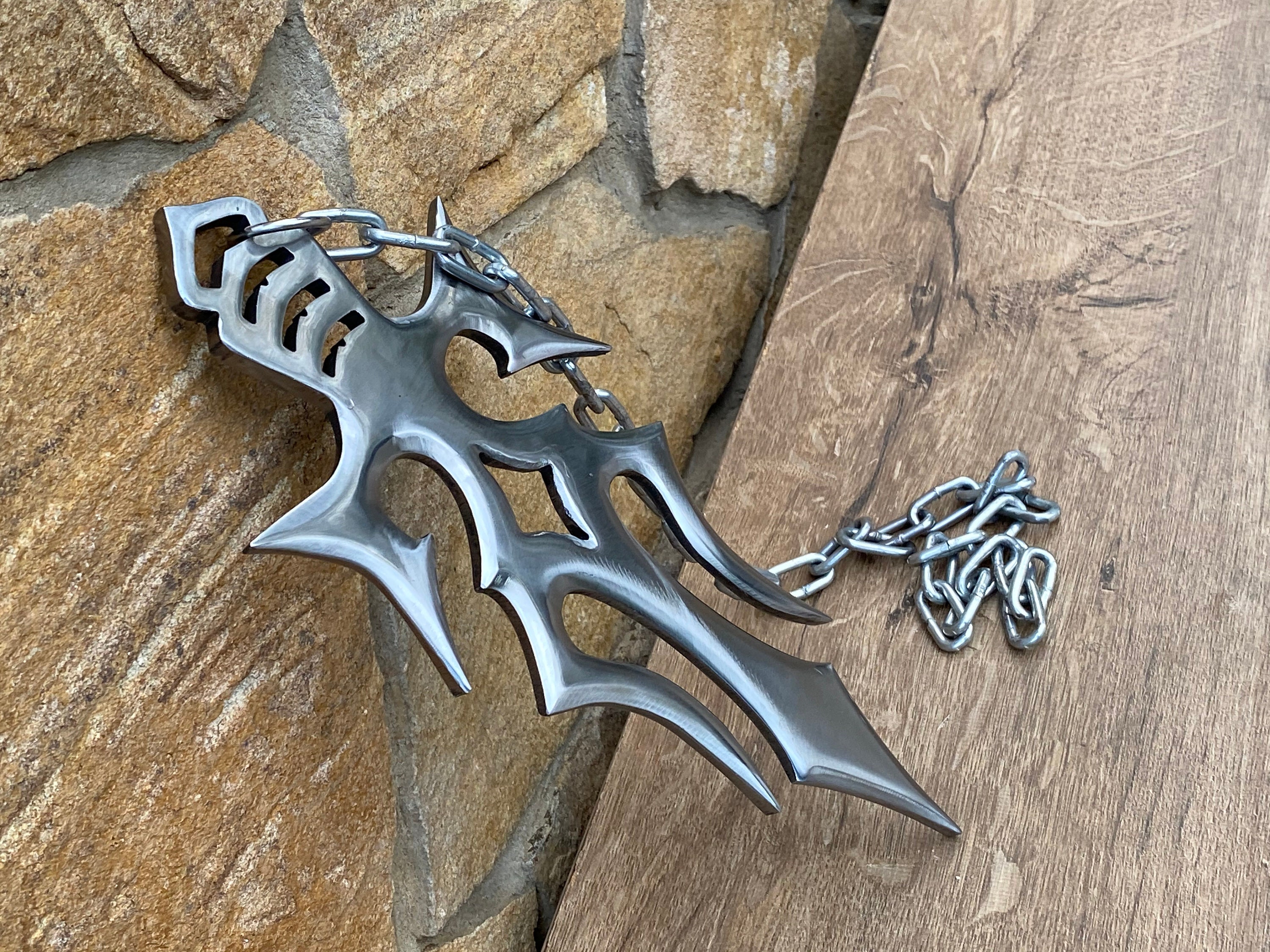 Kunai With Chain Scorpion