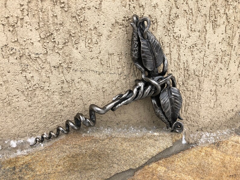 Corkscrew cork screw bottle opener kitchen decor mens | Etsy