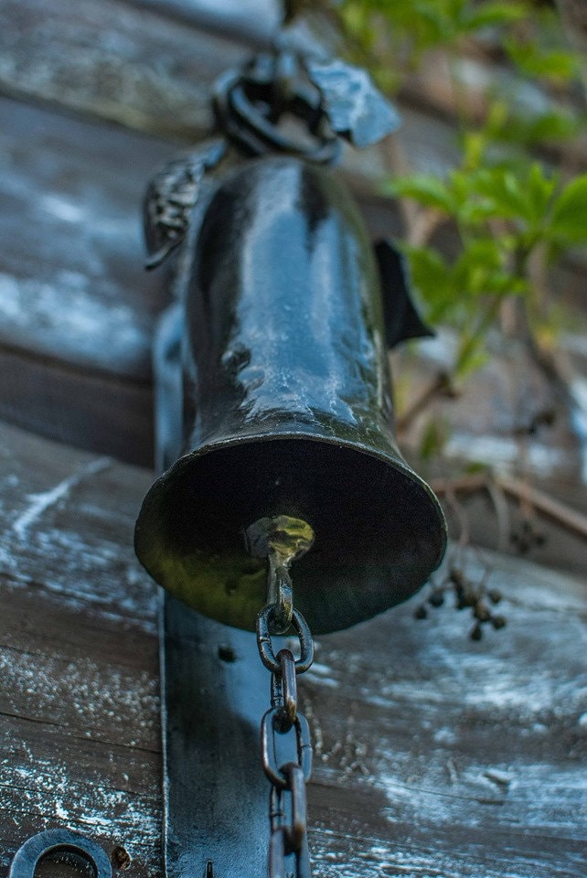 Hand Forged Bell Bell Christmas Medieval Middle Ages Iron - Etsy