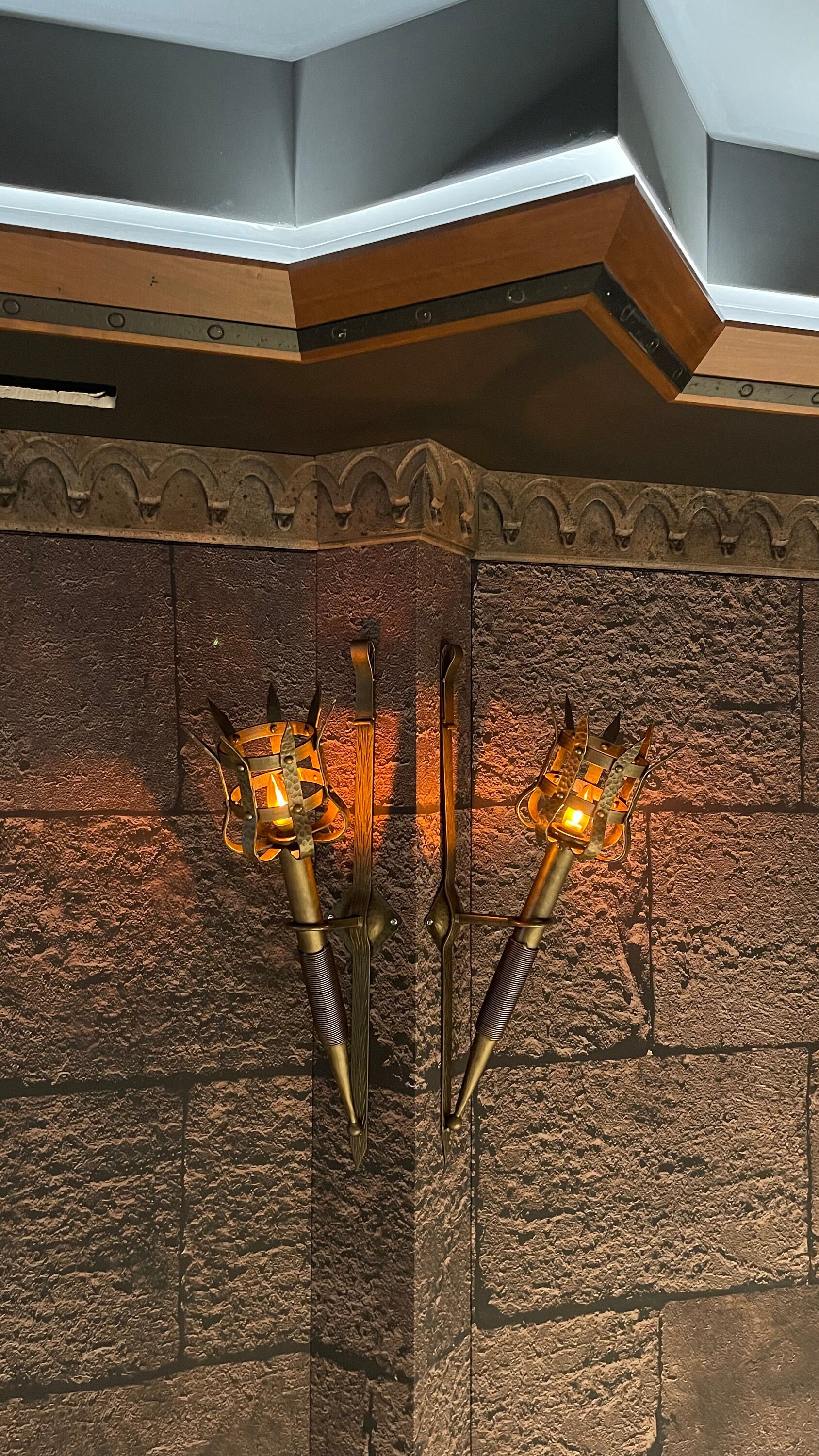 Wall Sconce Torch Viking Lamp Torch Sconce Castle Sconce | Etsy