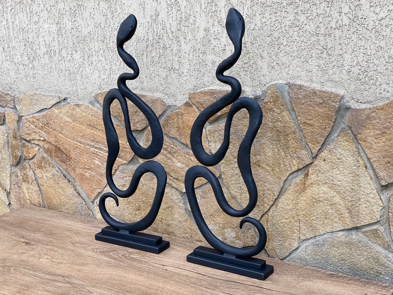 Andirons Fireplace Andirons Fireplace Decor Snake Metal | Etsy