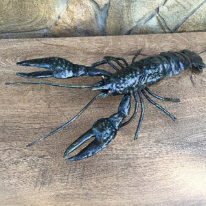 Crawfish, Crayfish, Crustacean, Metal Sculpture, Metal Figurine,metal ...