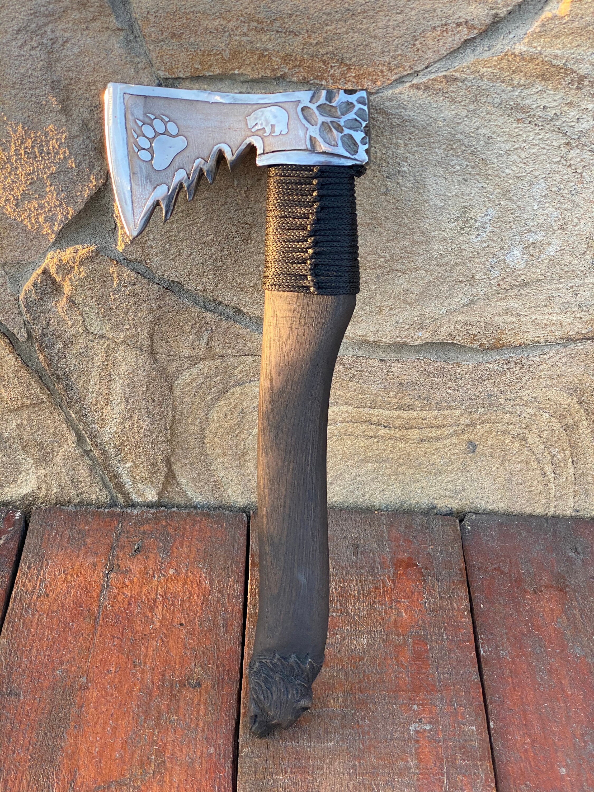 Mens gift bear viking axe manly gift mens birthday | Etsy