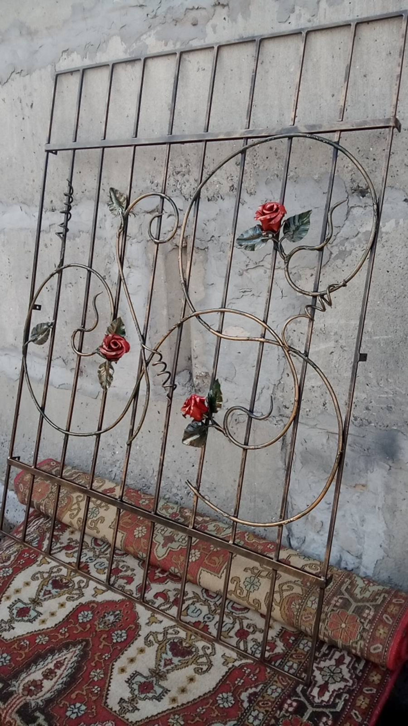 Window Grate, Window Grille, Window Art, Metal Panel, Window Cover ...