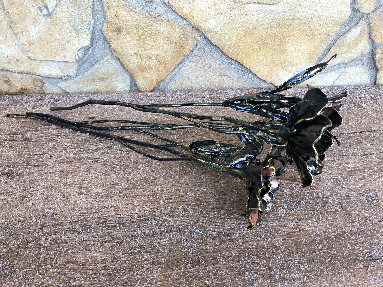 Poppy Poppies Hand Forged Poppy Metal Flower Iron Poppy - Etsy