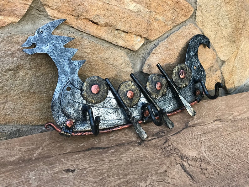 Wall Hanger Viking Ship Wall Hook Wall Rack Viking - Etsy