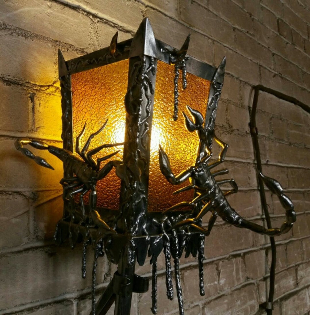 Wall Sconce, Scorpion, Lamp, Horror, Sconce, Lantern, Wall Lamp, Castle ...