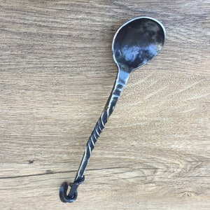 Viking Spoon, Medieval Cutlery, Hand Forged Spoon, Rustic Spoon ...