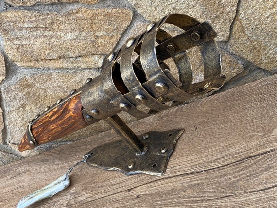 Viking Candle Holder Viking Candlestick Viking Candle Wall | Etsy