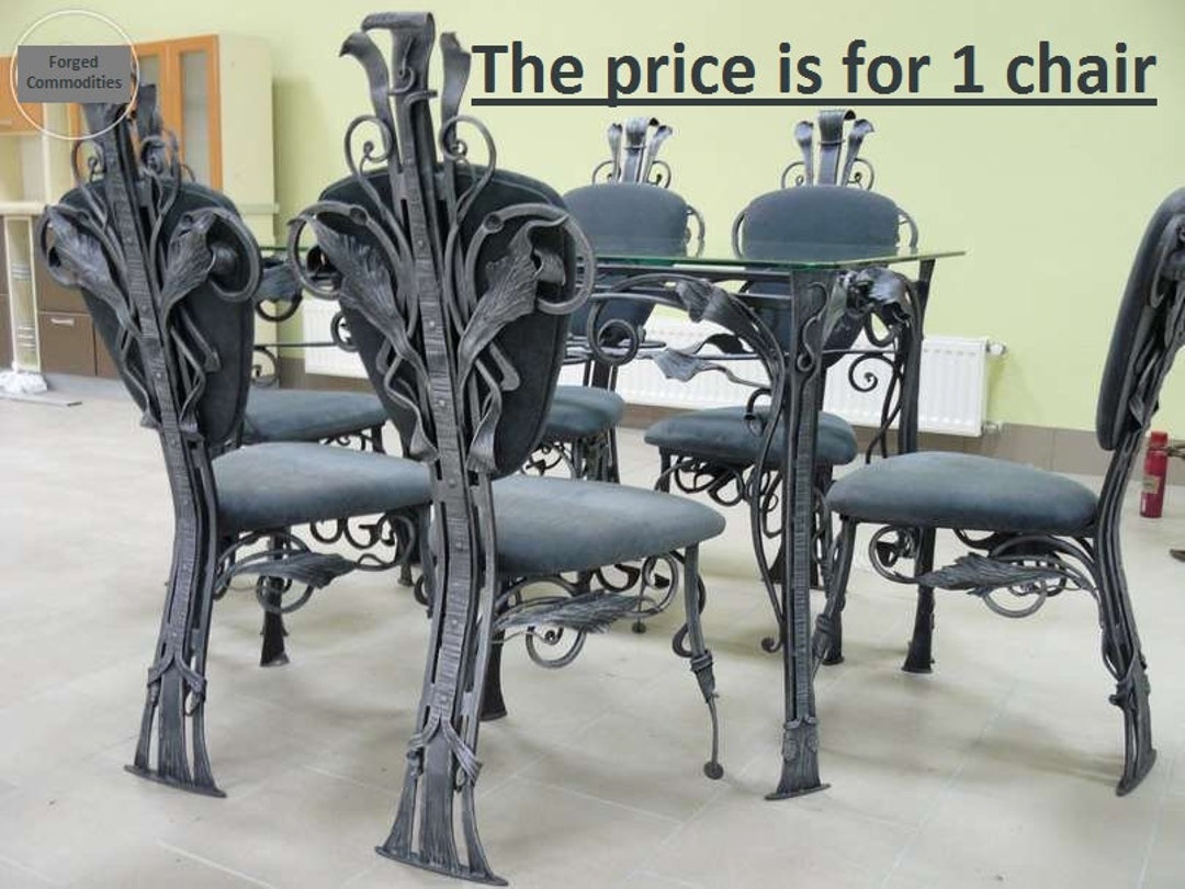 Chair, Decorative Chair, Dining Chair, Kitchen Chair, Metal Chair, Hand ...