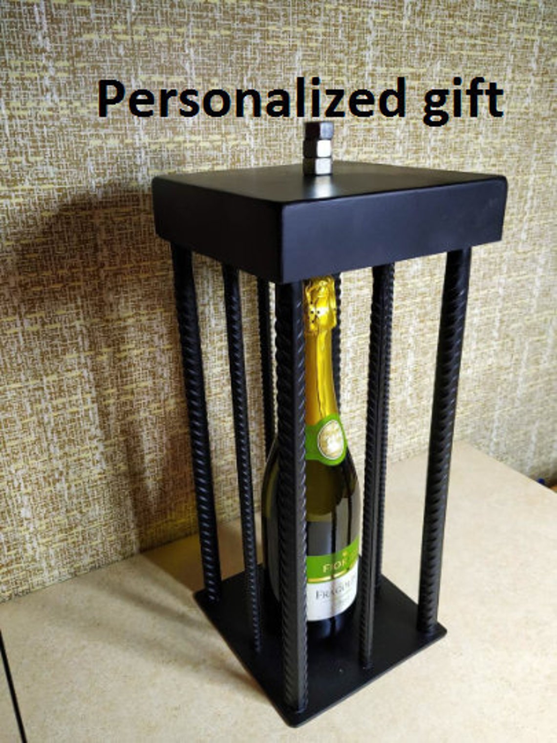 Bottle Holder Loft Wine Rack Steampunk Wine Rack Loft - Etsy