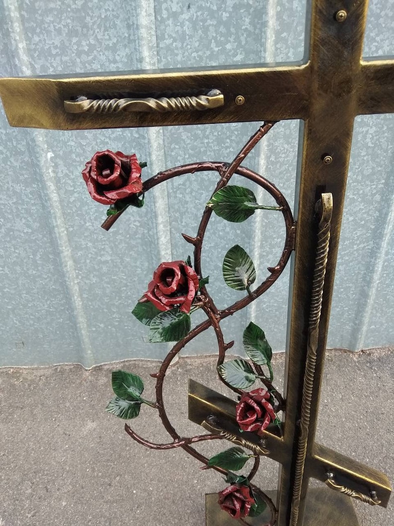 Memorial Cross Cross for Grave Mouring Grief Sympathy - Etsy