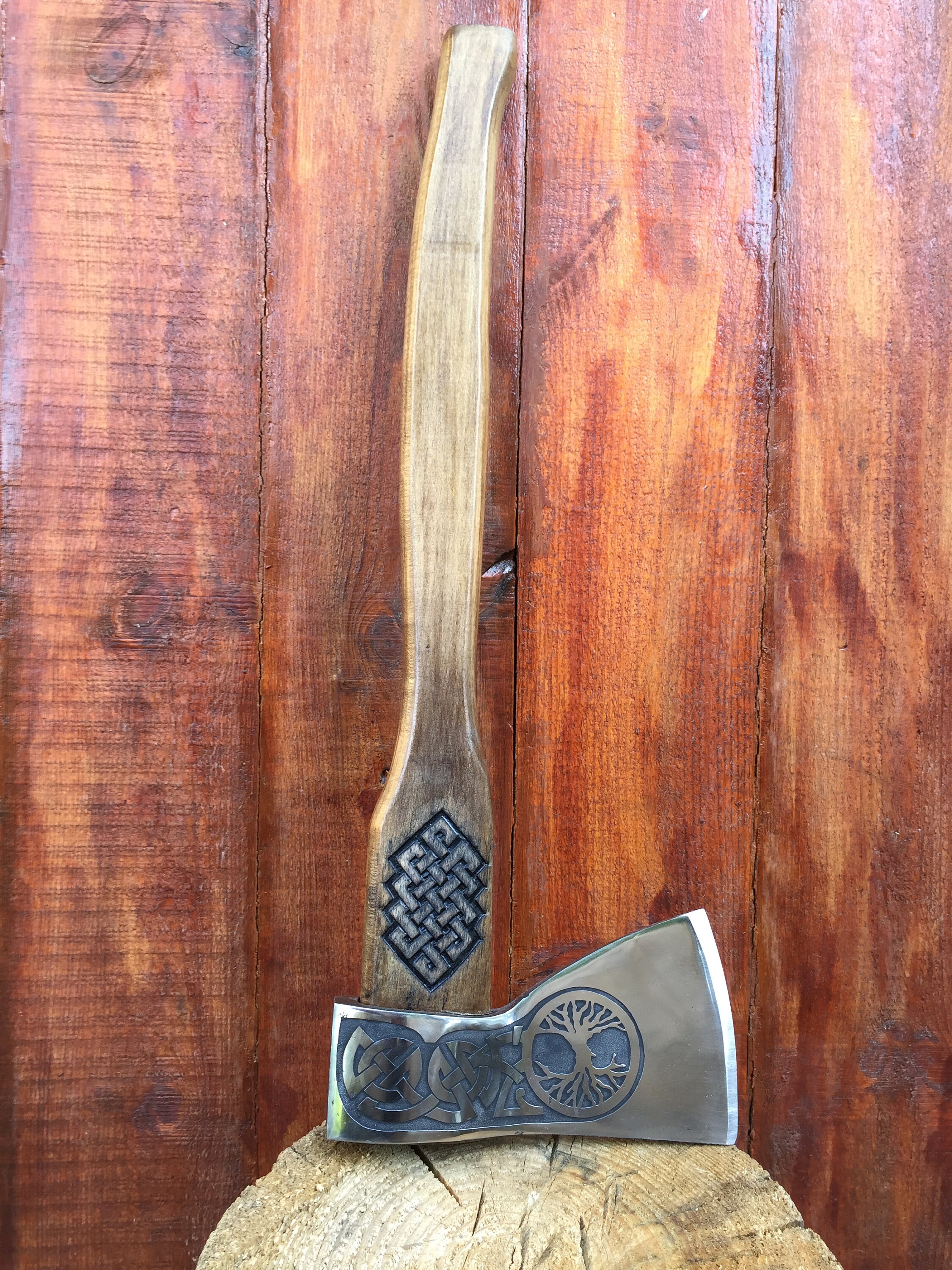 Axe Ax Viking Axe Tree of Life Medieval Axe Kitchen - Etsy