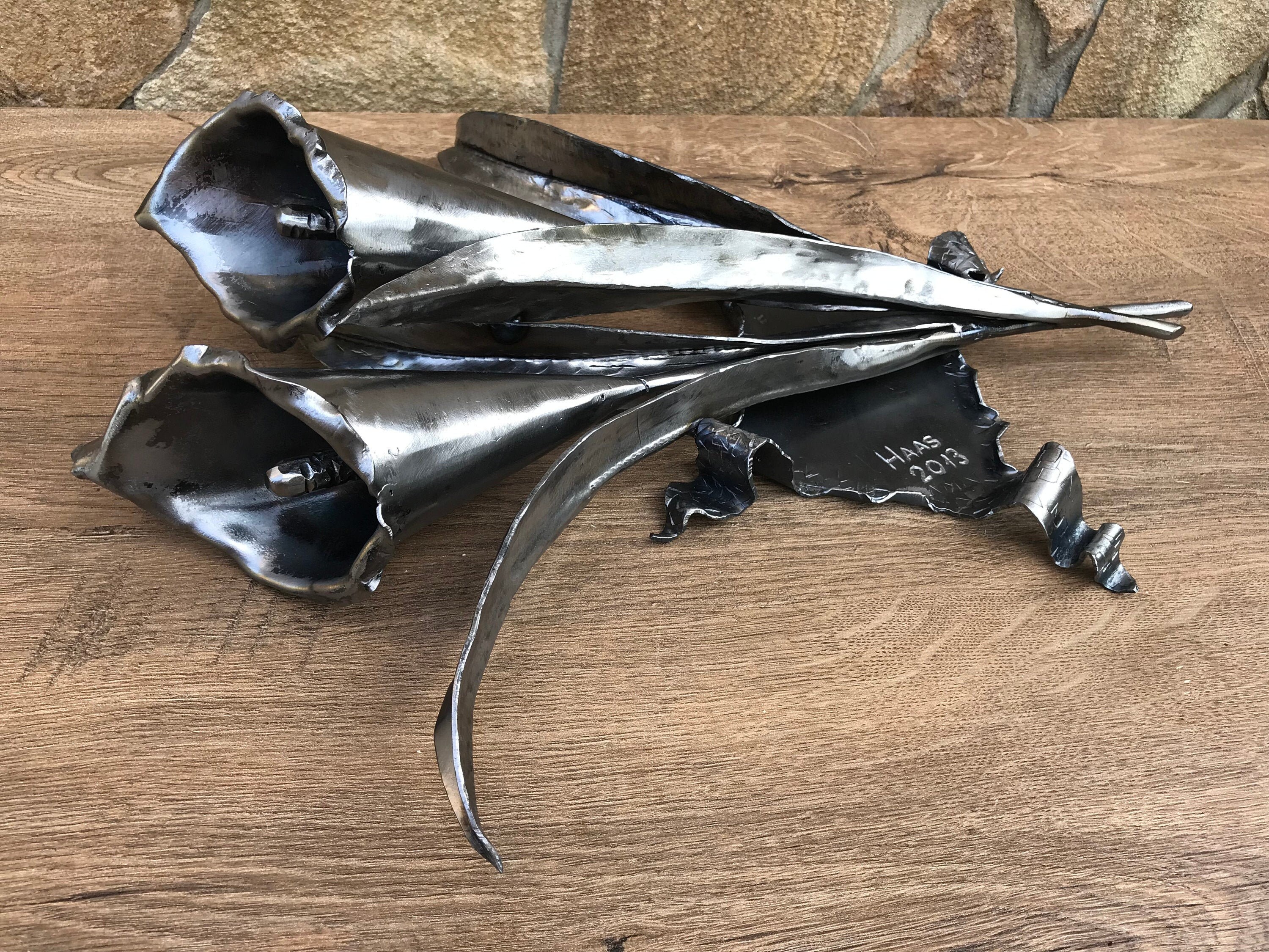 Calla Lily, Iron Flower, Iron Anniversary Gift, Christmas, 6th ...