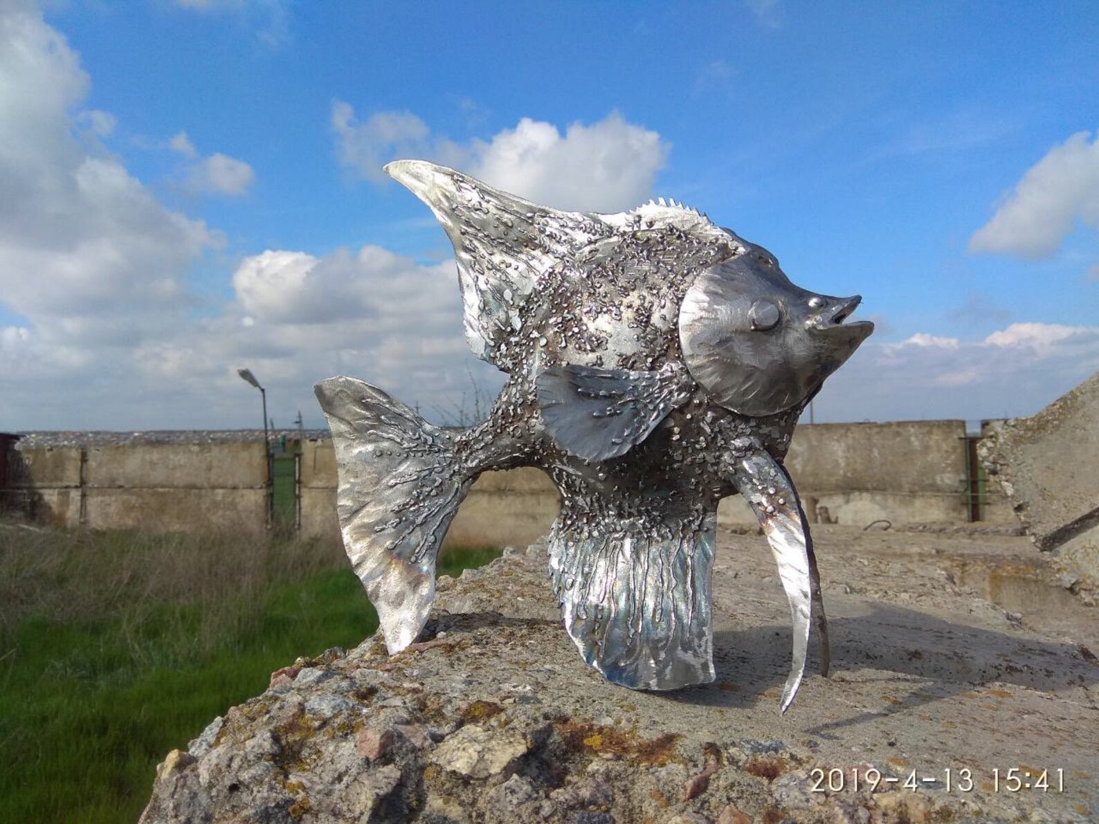 Angelfish Fish Aquarium Iron Fish Steel Fish Metal Fish | Etsy