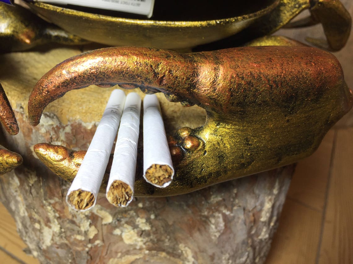 Metal Ashtray Metal Ash Tray Crab Ashtray Hand Forged | Etsy