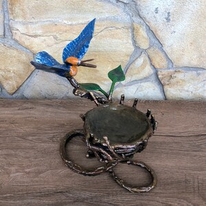 Hand Forged Ash Tray, Ashtray, Iron Anniversary, Iron Anniversary Gift ...