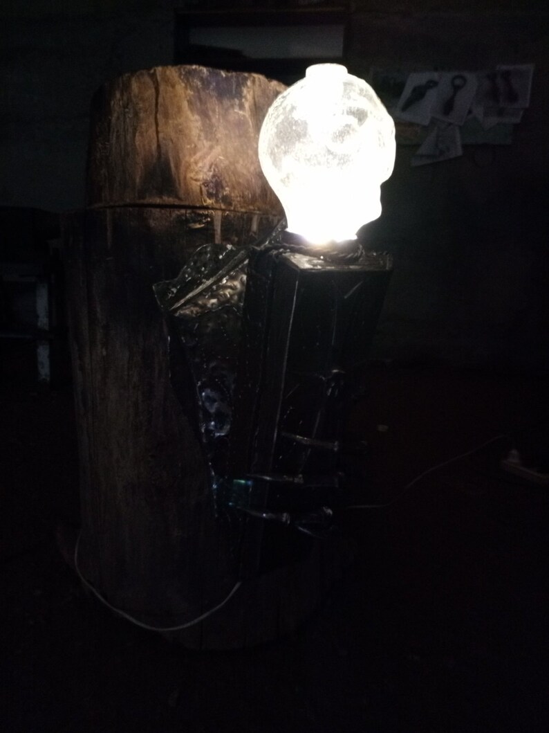 Skull Sconce Horror Light Wall Sconce Scary Coffin | Etsy