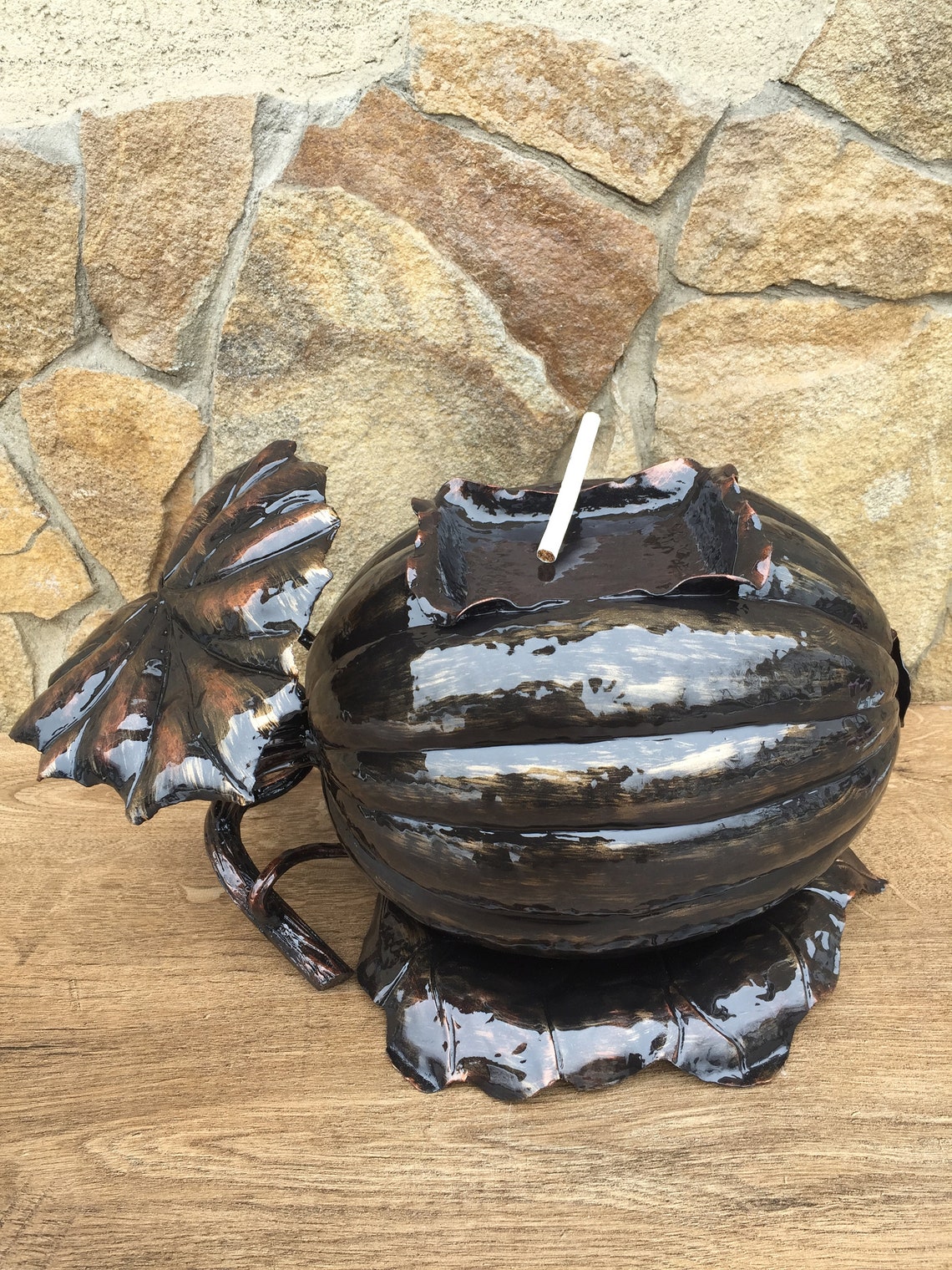 Iron Gift for Him Iron Gift for Her Hand Forged Ashtray Ash | Etsy