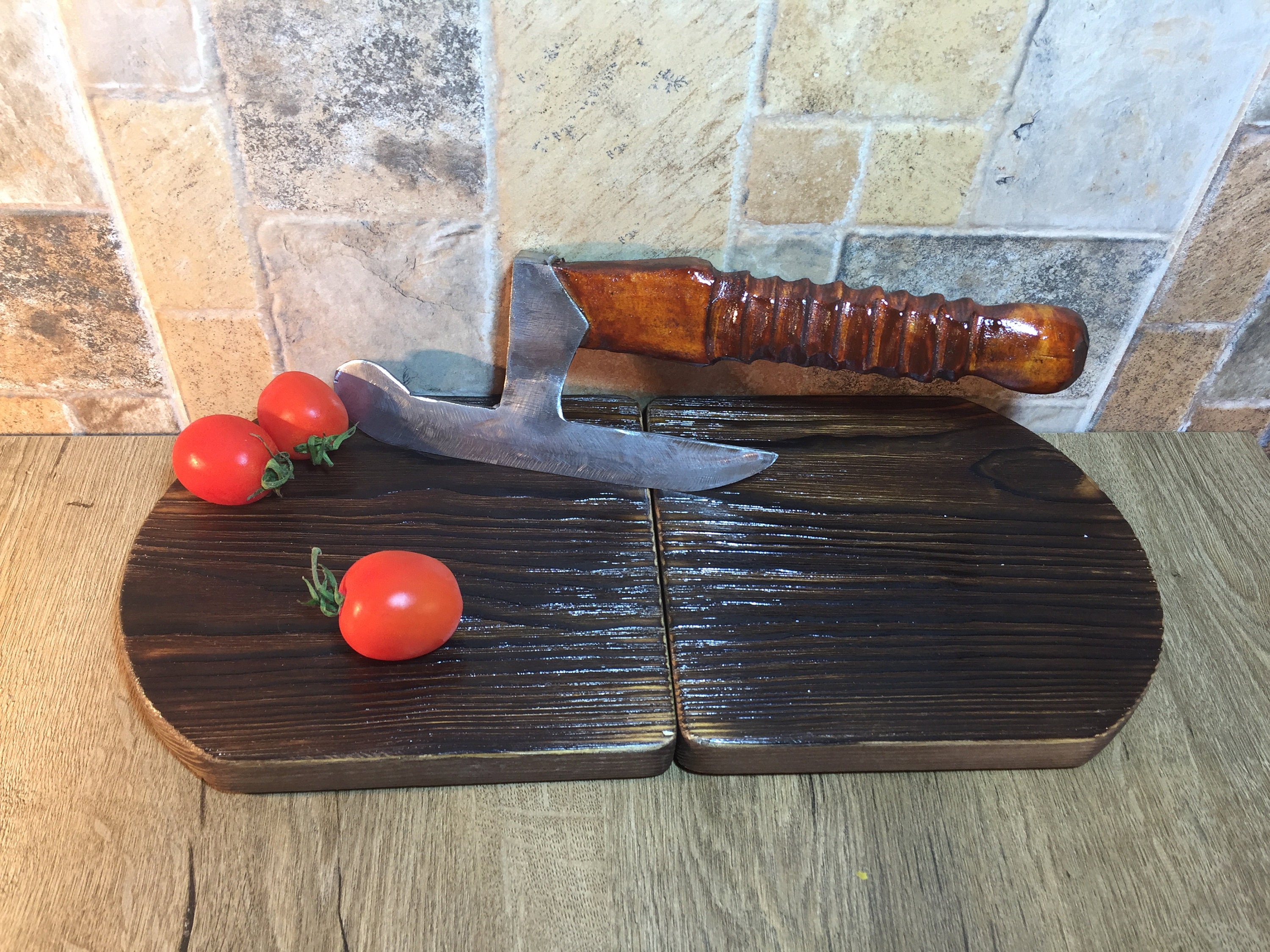 Kitchen hatchet kitchen axe viking axe medieval axe wood | Etsy