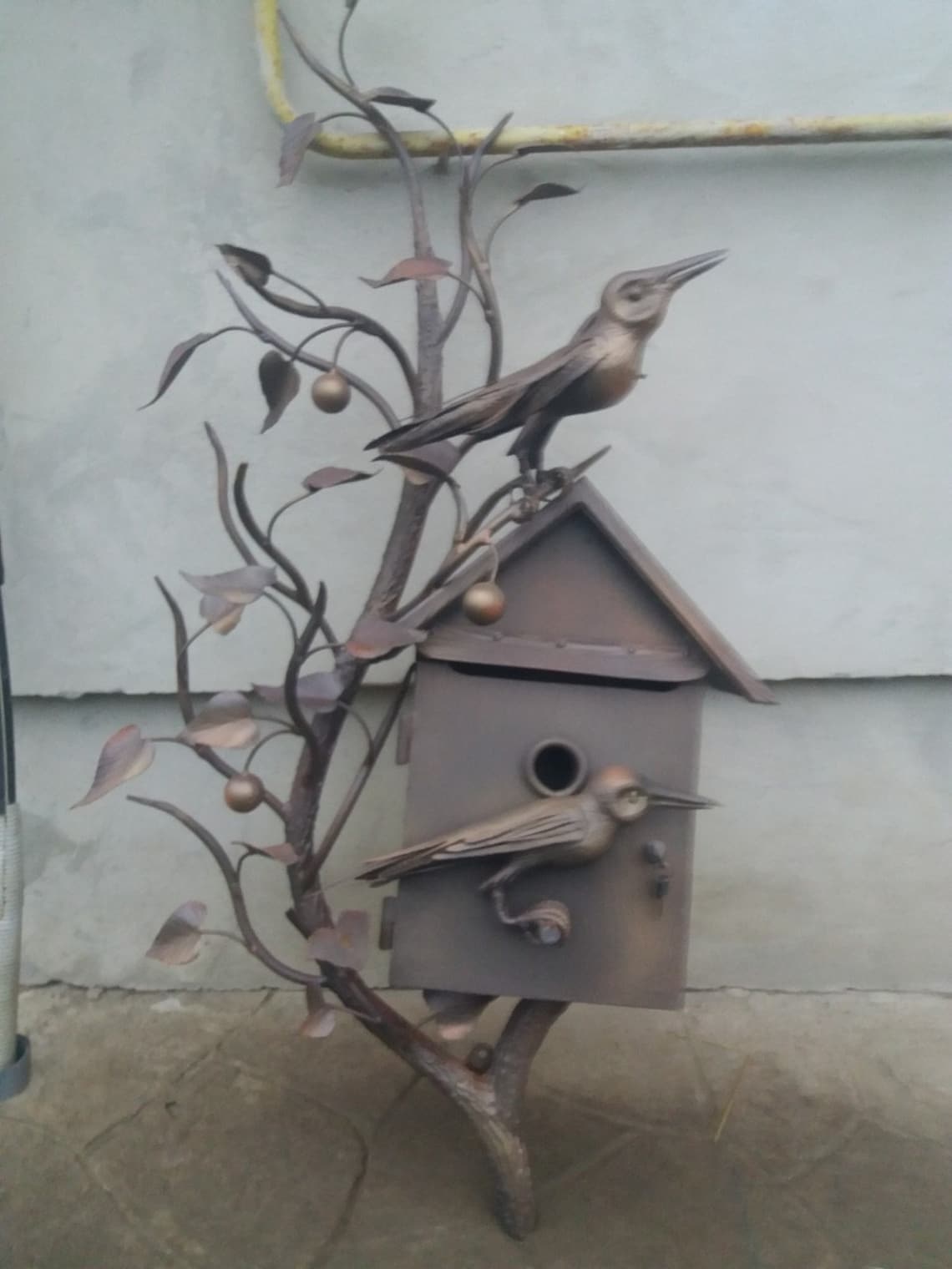 Mail Box Mailbox Iron Gift Christmas Birthday Bird Decor - Etsy