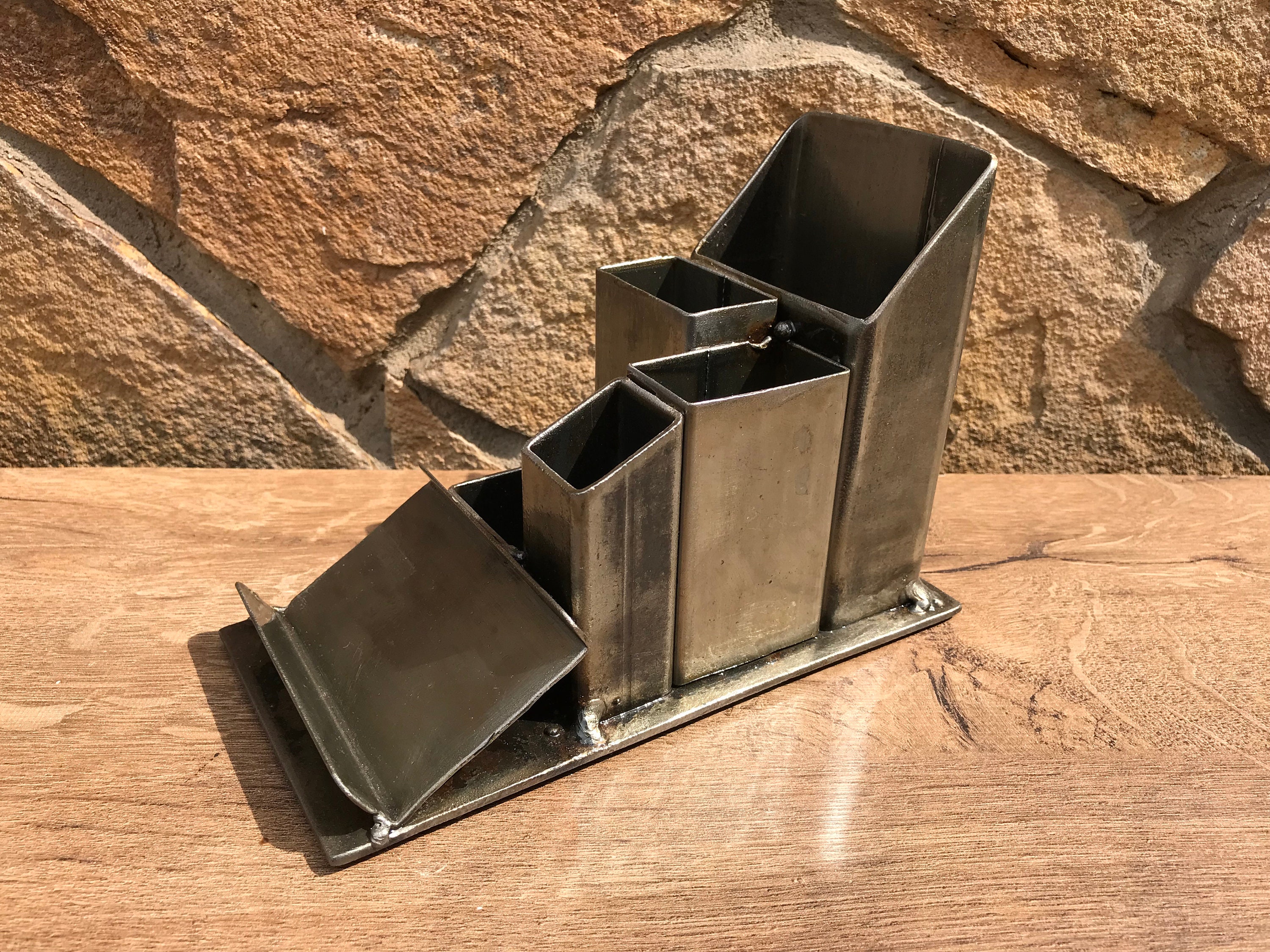 Desk Organizer Metal Desk Organizer Iron Desk Organizer | Etsy