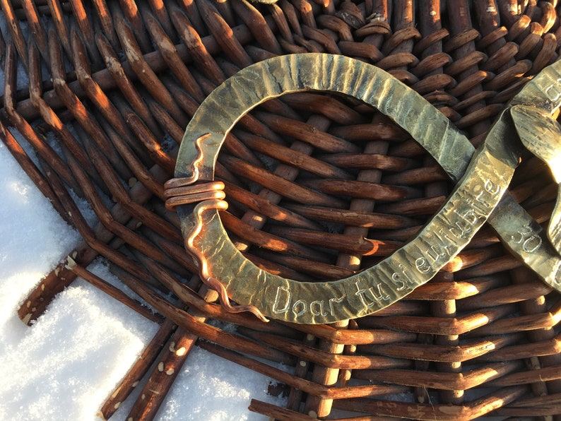 Bronze Infinity Sign Bronze Gift Bronze Gift for Her 19th - Etsy