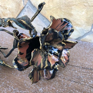 Poppy, Poppies, Hand Forged Poppy, Metal Flower, Iron Poppy, Metal ...