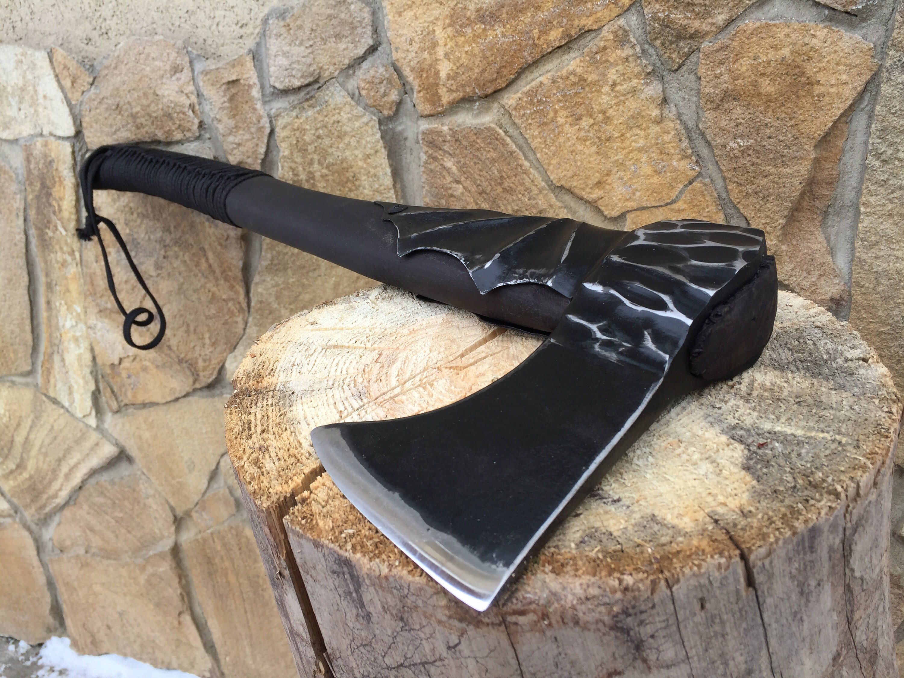 Viking axe with wings tomahawk axe mens gift gifts for | Etsy