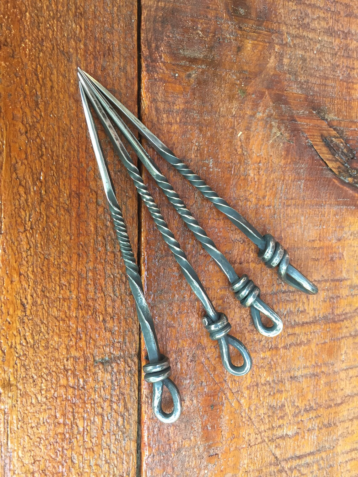 Viking Cutlery, Stainless Steel Viking Skewers, Hand Forged Skewer ...