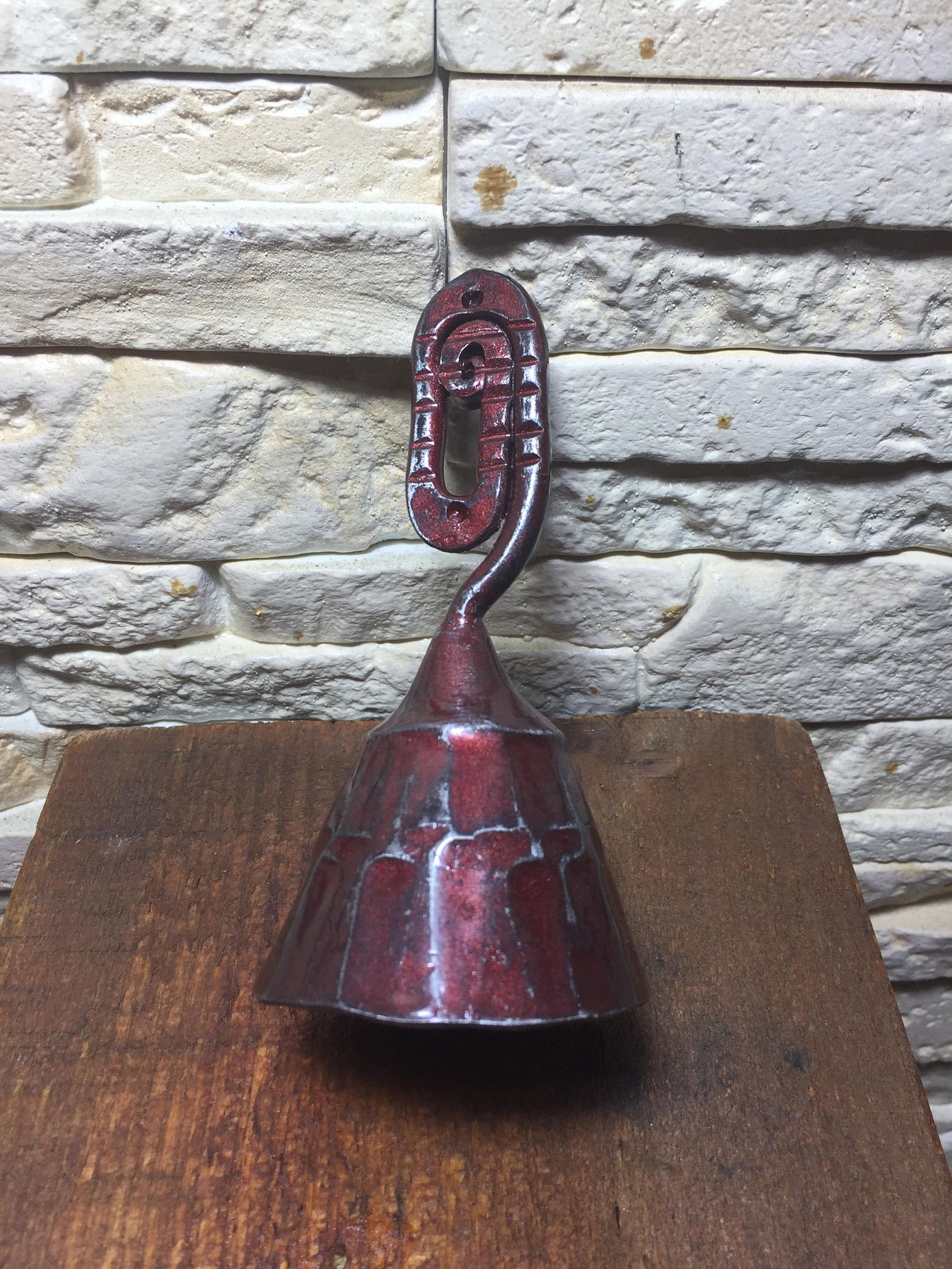 Wrought Iron Bell Handmade Bell Hand Forged Bell Metal Art - Etsy