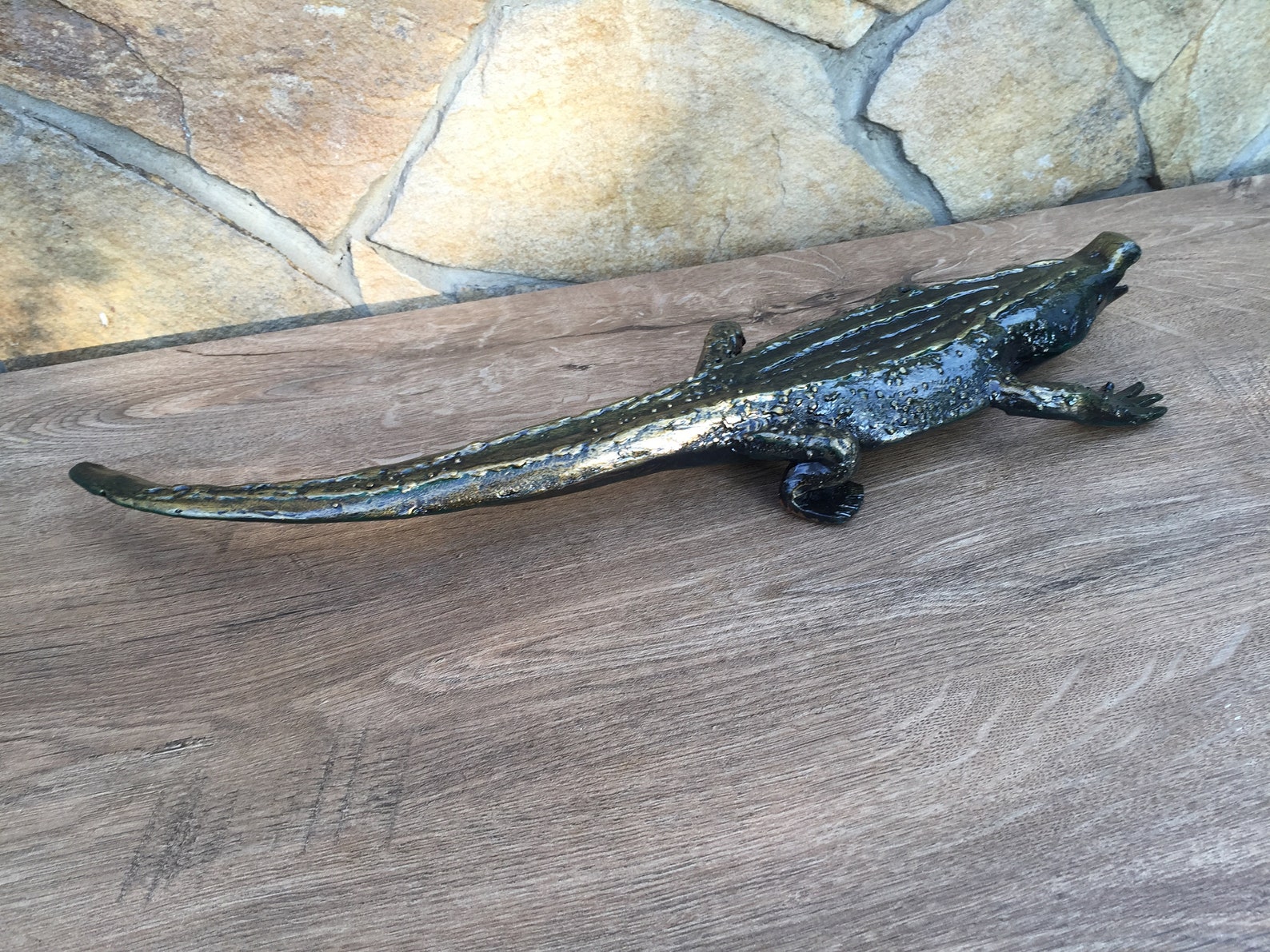 Hand Forged Crocodile Crocodile Figure Crocodile Gifts - Etsy