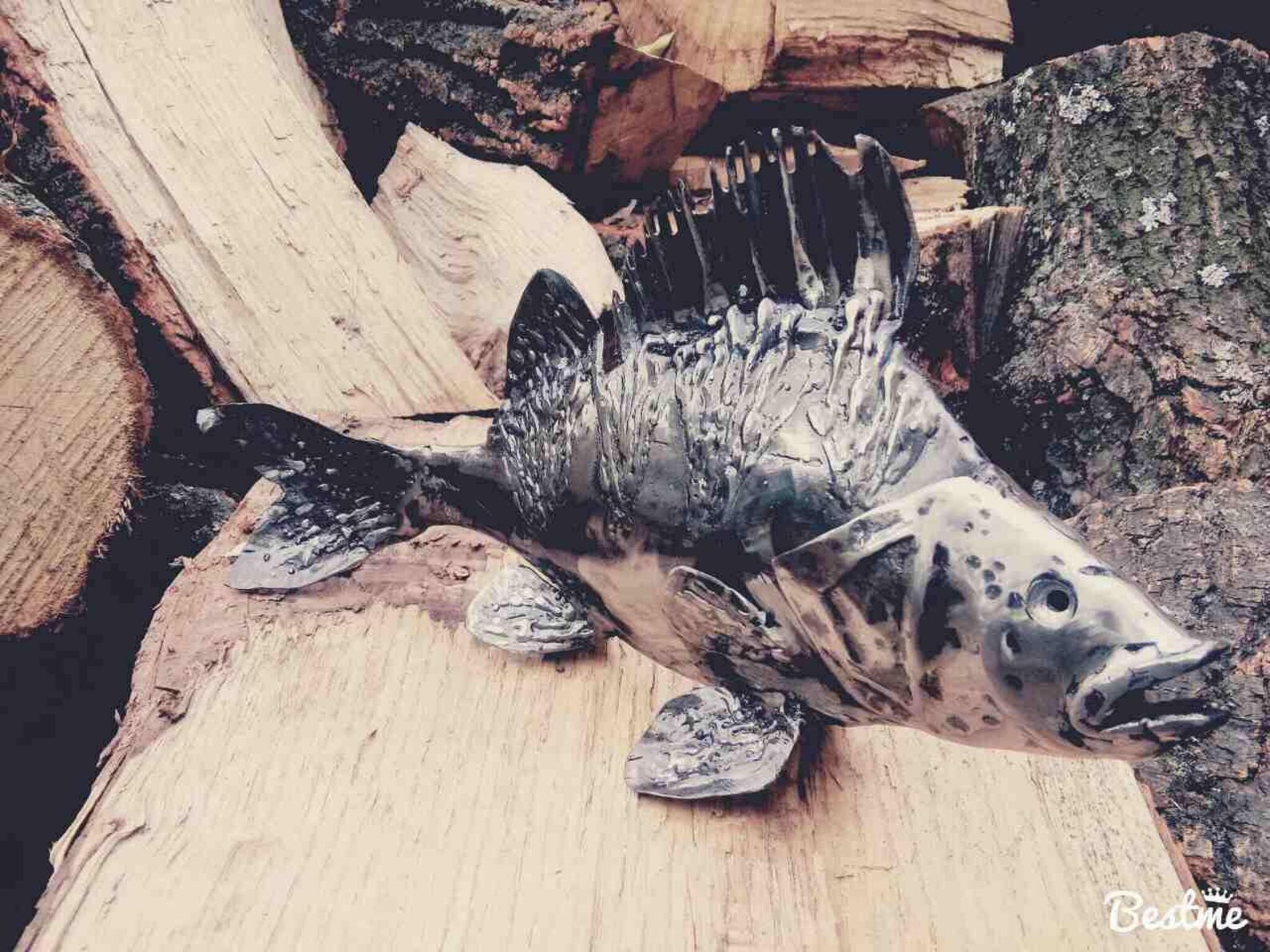 Metal Fish Hand Forged Fish Fish Artwork Custom Fish Fish - Etsy