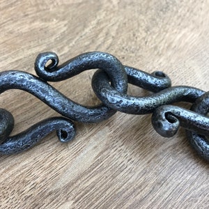 Hand Forged Chain, Medieval, Chain, Iron Chain, Plant Hanger, Lamp ...