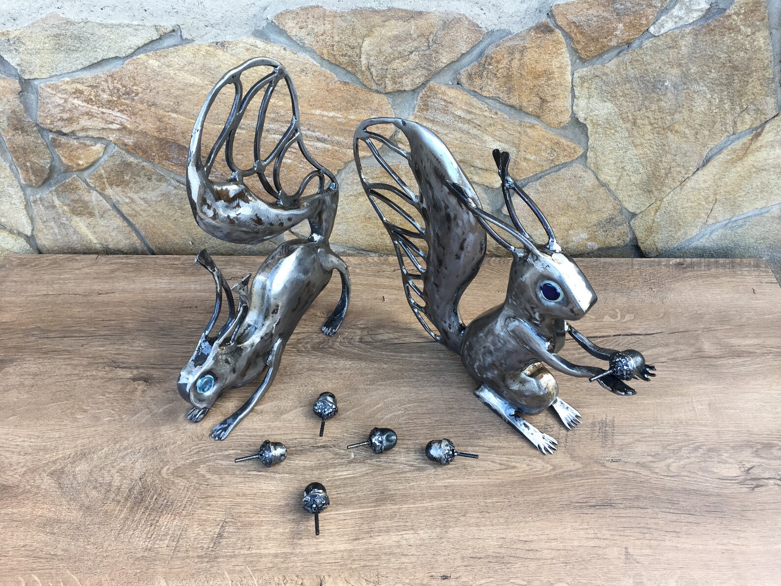 Metal Squirrel Iron Squirrel Squirrel Gifts Squirrel Decor | Etsy