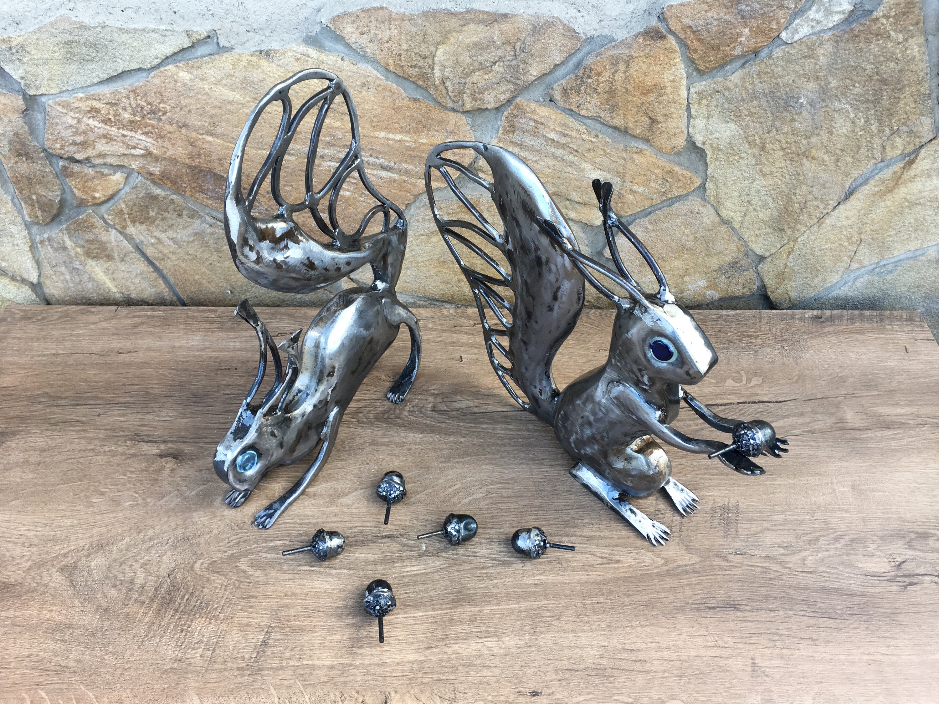 Metal Squirrel Iron Squirrel Squirrel Gifts Squirrel Decor | Etsy