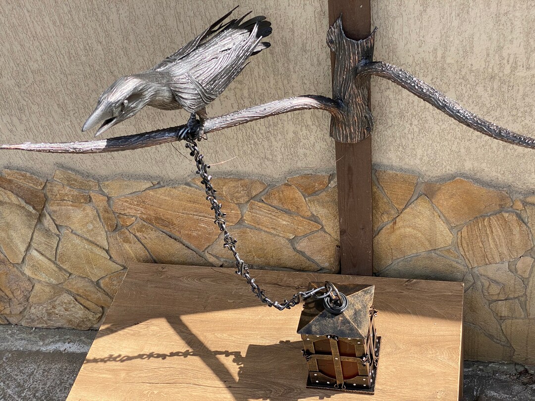 Wall Sconce, Crow, Chain, Hanging Lamp, Pendant Light, Ceiling Light ...
