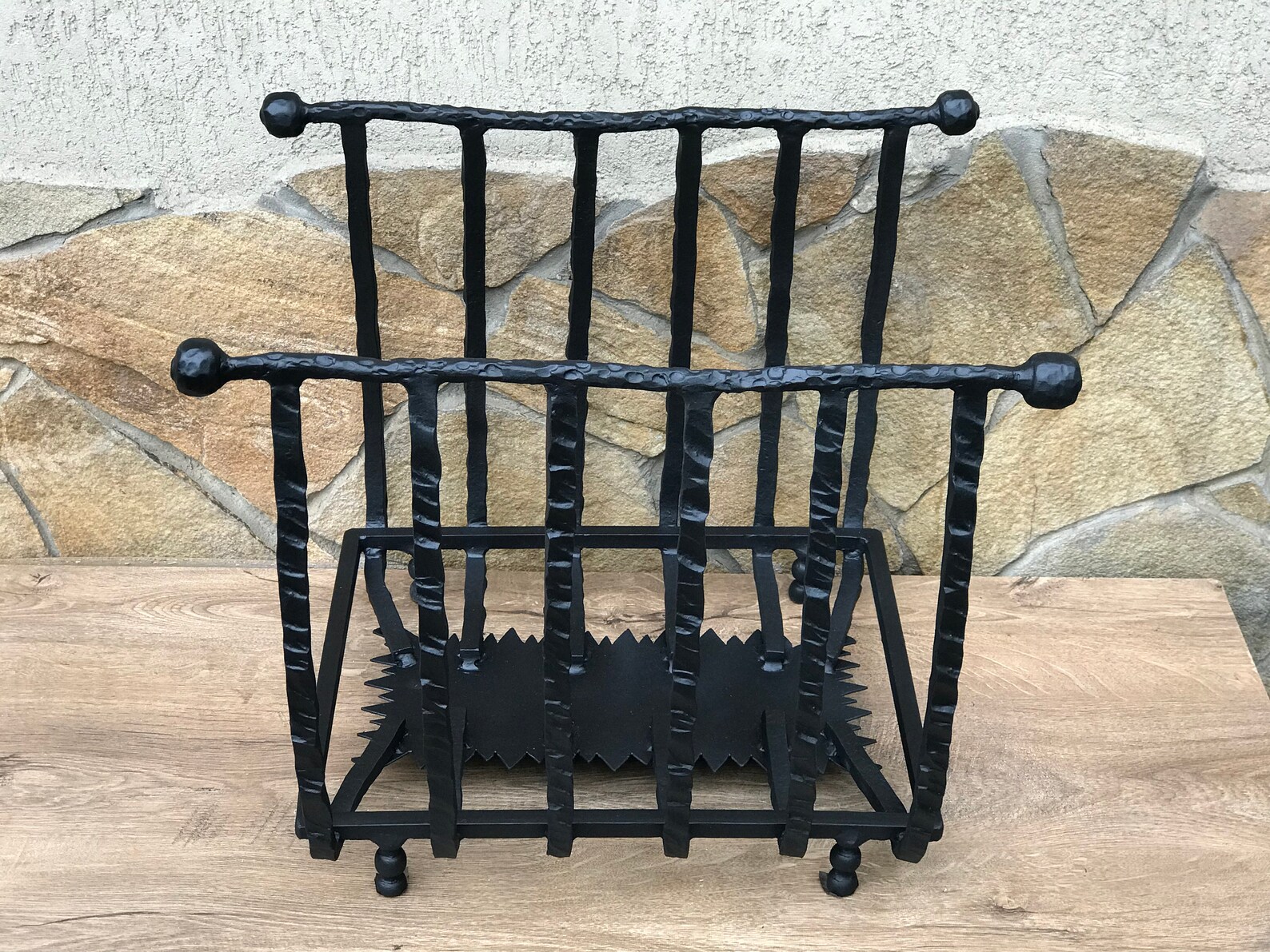 Fireplace tool set firewood holder fireplace accessories | Etsy