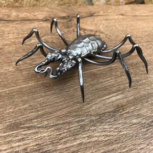 Spider, Metal Spider, Hand Forged Spider, Spider Figurine, Iron Gift ...