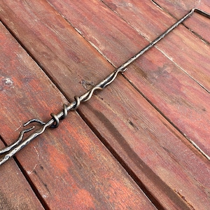 Fire Poker, Wrought Iron Fire Poker, Fireplace, Fireside, Hand Forged ...