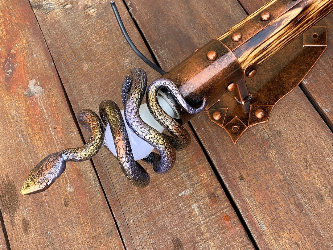 Snake Sconce, Wall Sconce, Snake, Medieval, Torch, Castle, Viking ...