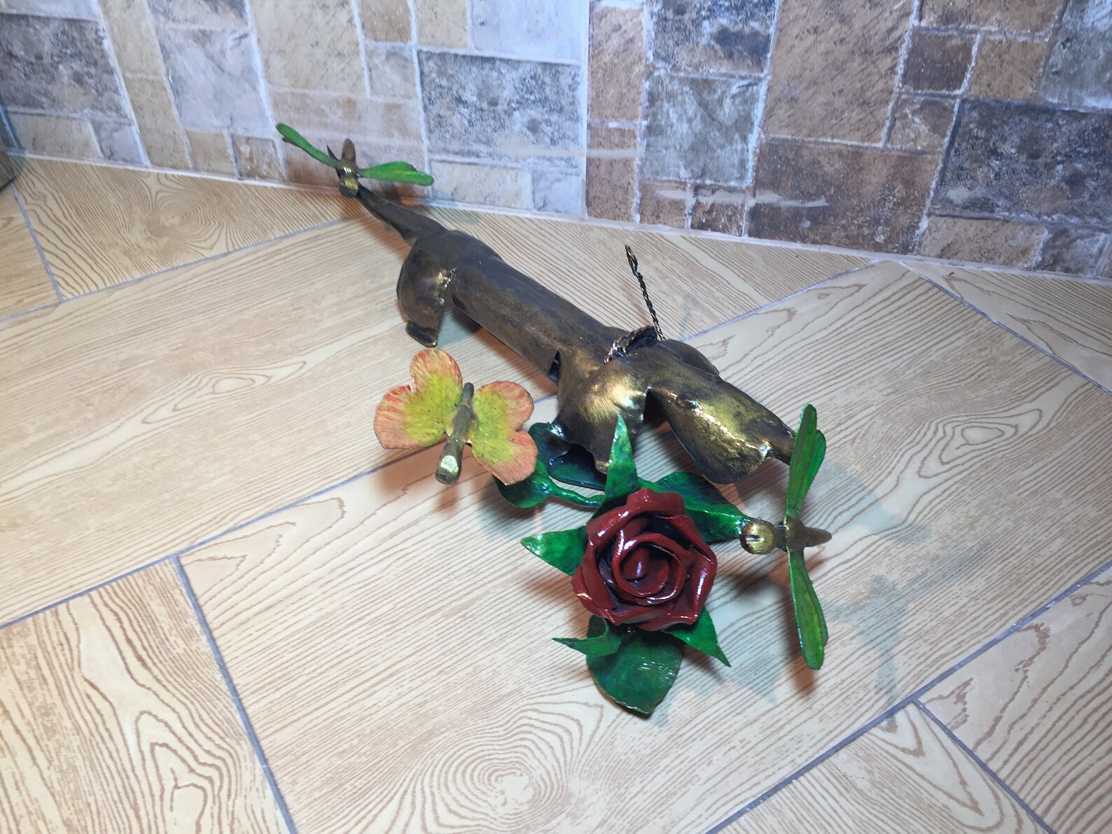 Metal Dog Metal Dog Sculpture Hand Forged Dog Metal Dog | Etsy