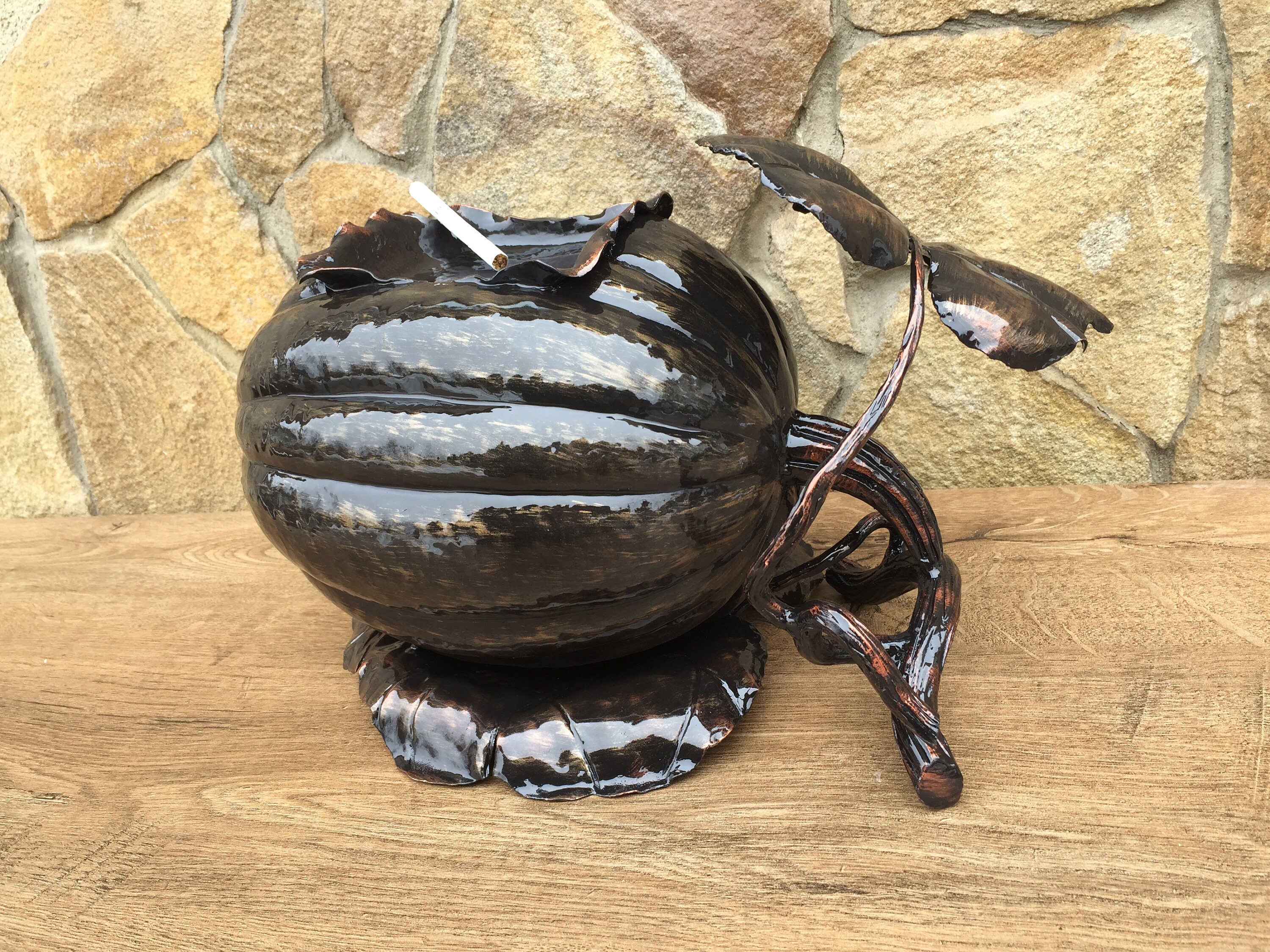 Iron gift for him iron gift for her hand forged ashtray ash | Etsy