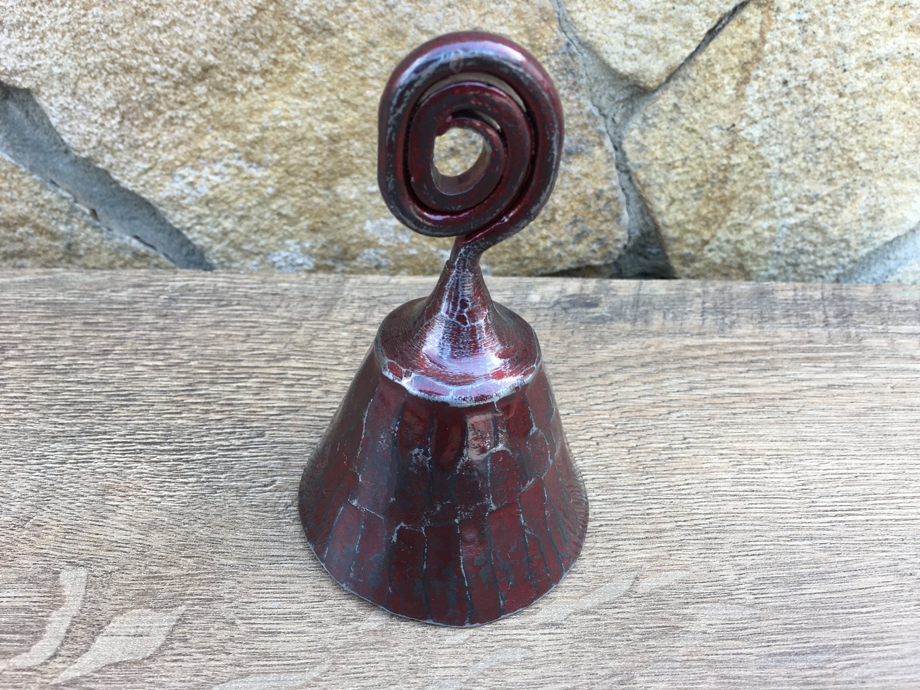 Wrought iron bell handmade bell hand forged bell metal art | Etsy