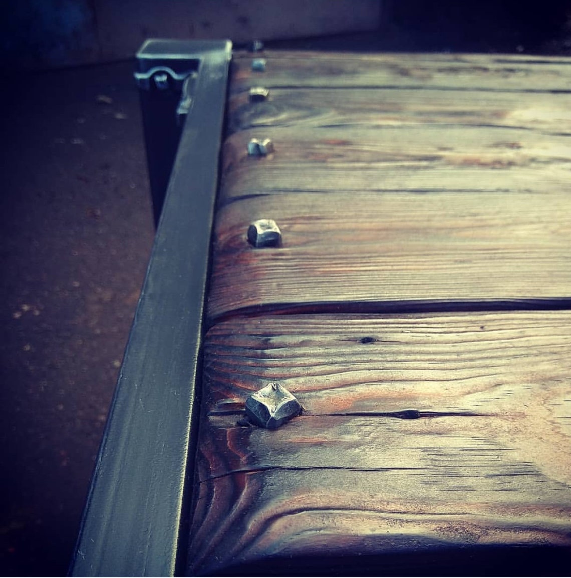 Hand Forged Table Steampunk Table Loft Table Loft Forging - Etsy