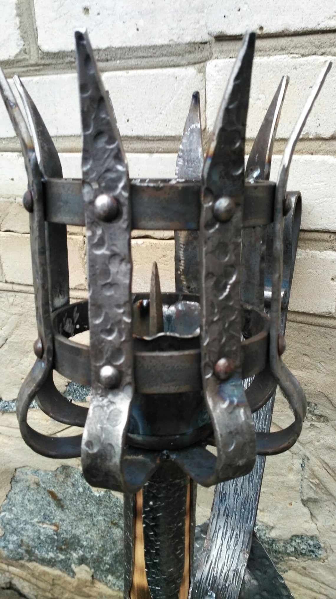 Fire torch wall torch medieval torch wedding decor wall | Etsy