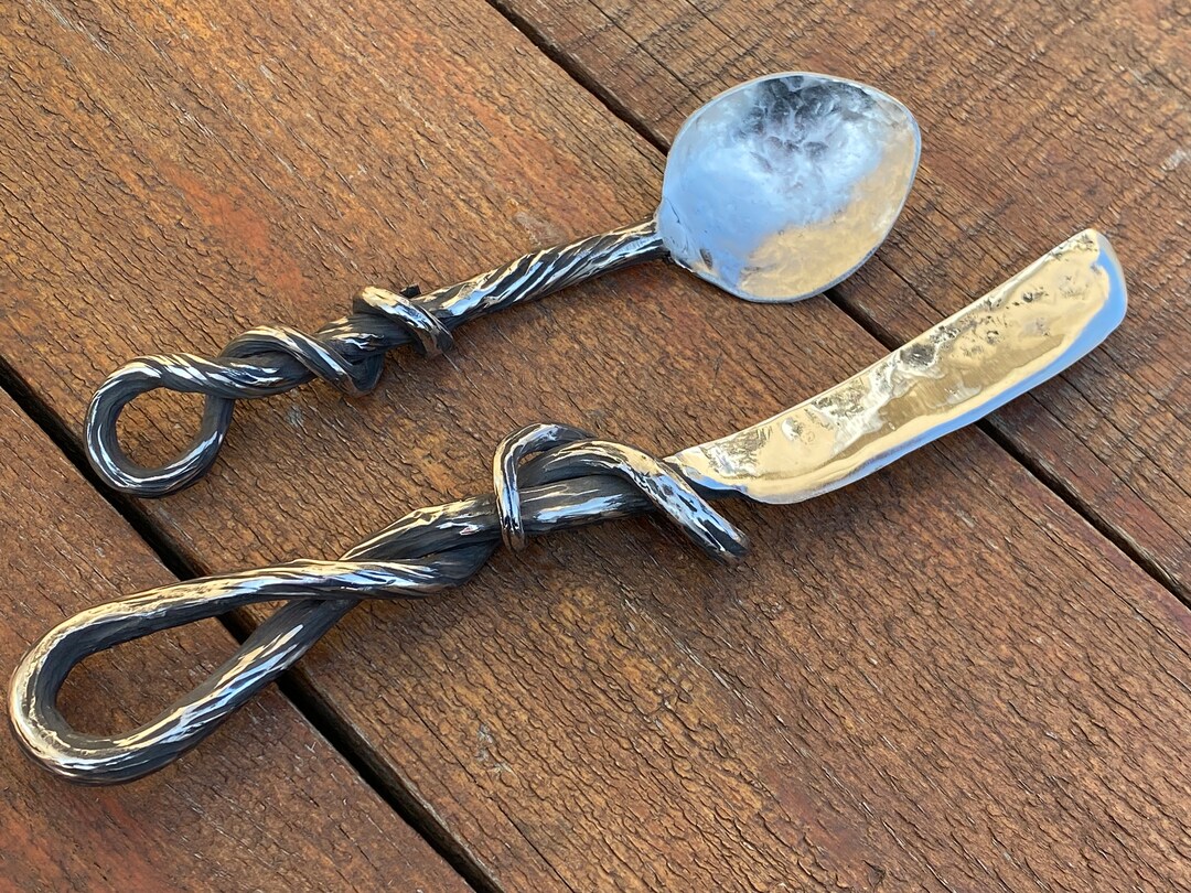 Spoon, Knife, Viking Cutlery, Stainless Steel, Medieval, Rustic ...