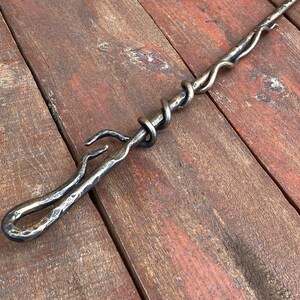 Fire Poker, Wrought Iron Fire Poker, Fireplace, Fireside, Hand Forged ...