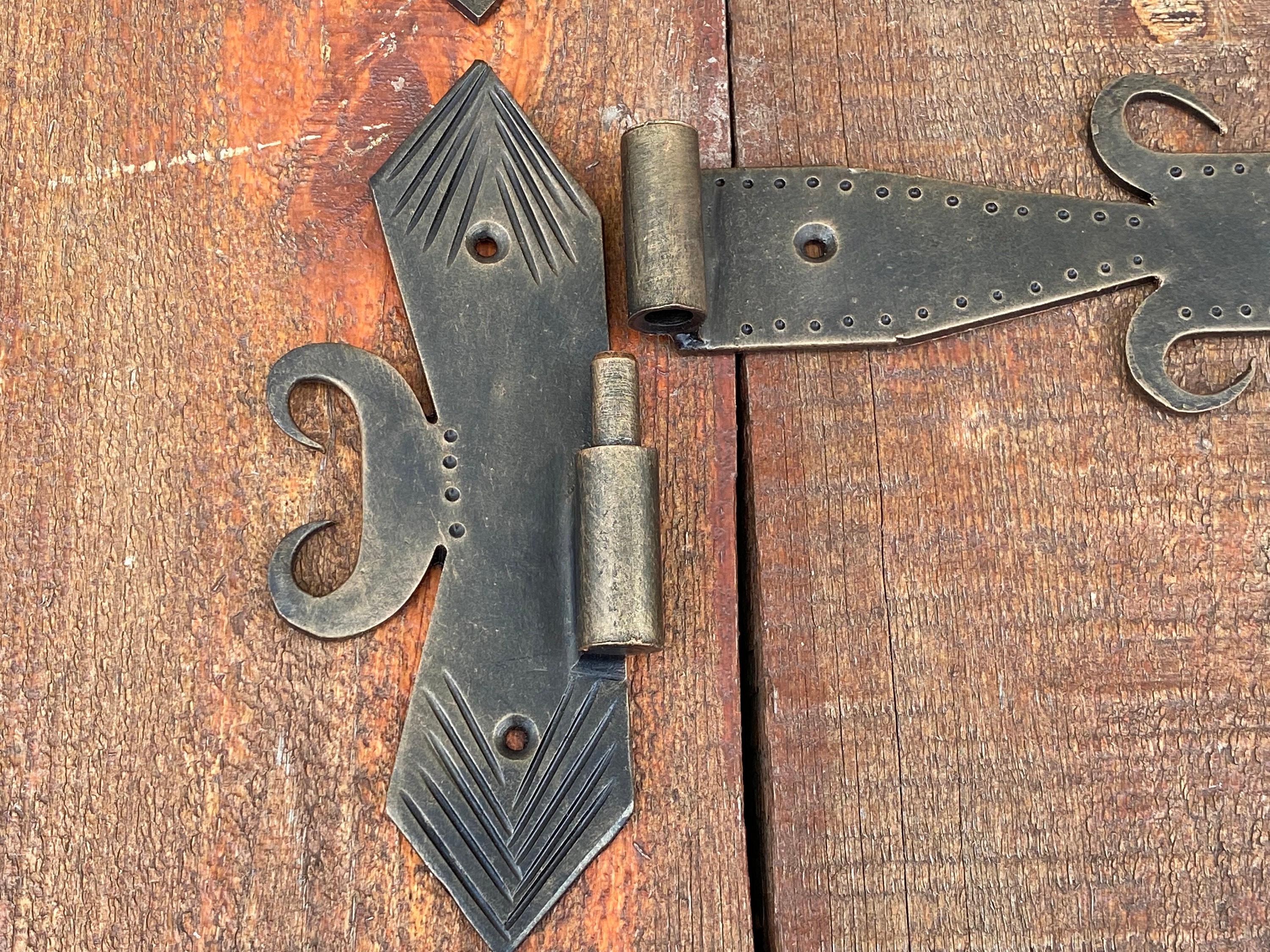 Hinges Medieval Hinges Vintage Hinge Rustic Hinges Barn - Etsy
